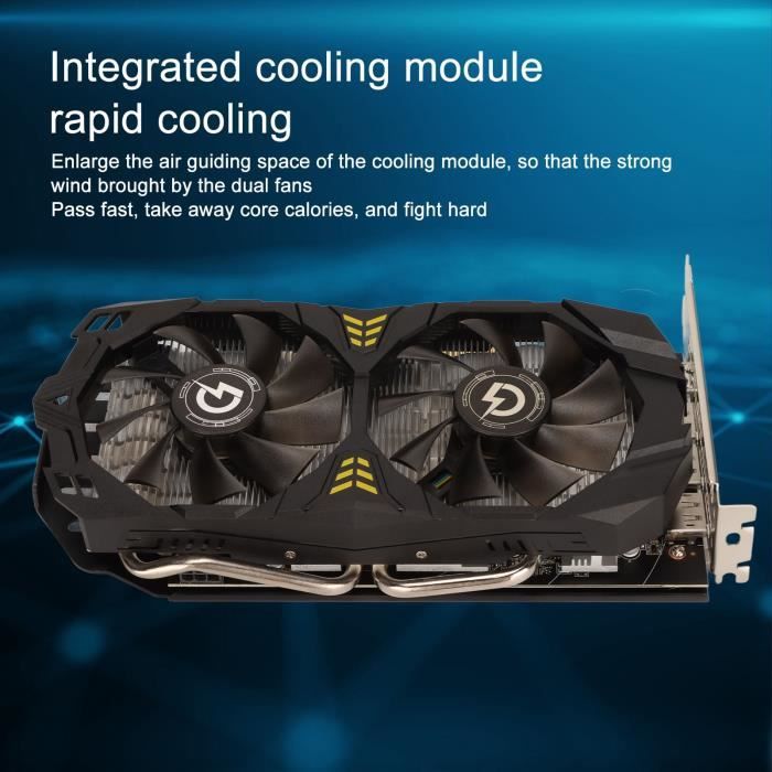Carte graphique 8G GDDR5 RX580 8GD5 GDDR5 carte graphique 1244MHz ...