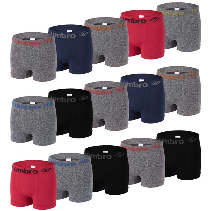 Umbro Caleçon Homme sans Couture, Boxer Homme, Léger, Liberté de ...