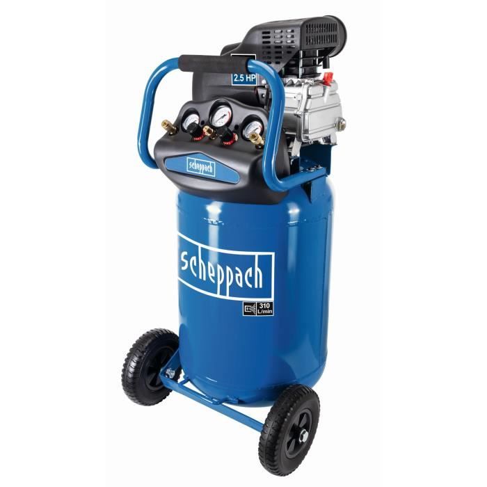 SCHEPPACH - Compresseur vertical de 80 L - HC80V - Cdiscount Bricolage