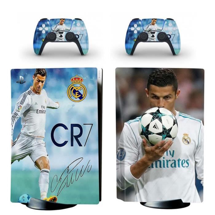 Kit Autocollants pour Console PS5, Ronaldo Sticker Skin pour ...