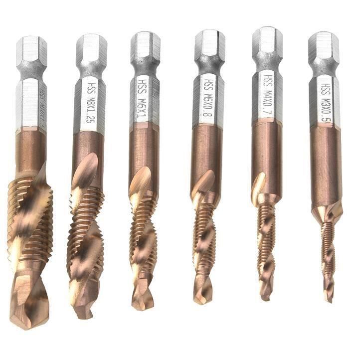 Changan-foret hexagonal 6 pièces acier rapide 635mm tige hexagonale ...