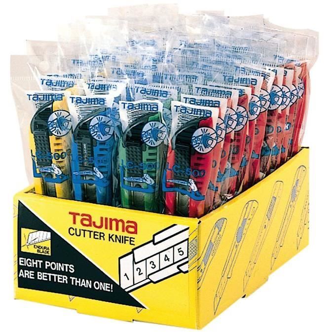 Cutter - TAJIMA - 18mm - Boîte de 40 pièces - Cdiscount Bricolage