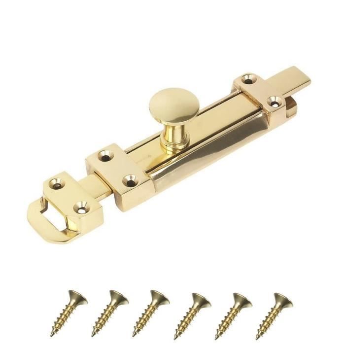 ® Verrou De Porte En Laiton Robuste 100 Mm [10,2 Cm] Verrou De Porte ...