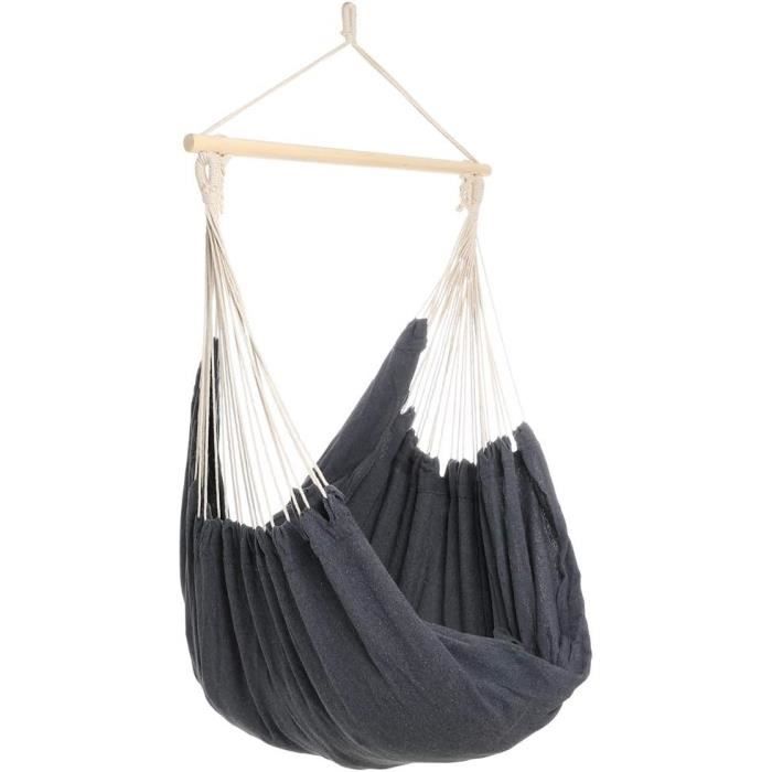Hamac Siège Suspendue Grise - TRAHOO - Detex - Pour Intérieur Extérieur ...