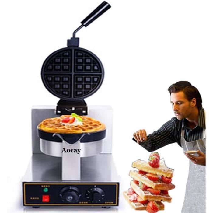 Gaufrier Croques Monsieur Commercial, 1300W-220V Gaufrier À Gaufres ...