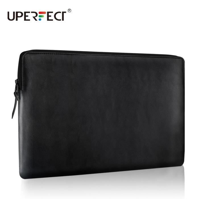 Housse PC Portable Pochette Etanche en Cuir Pour Ordinateur Portable ...