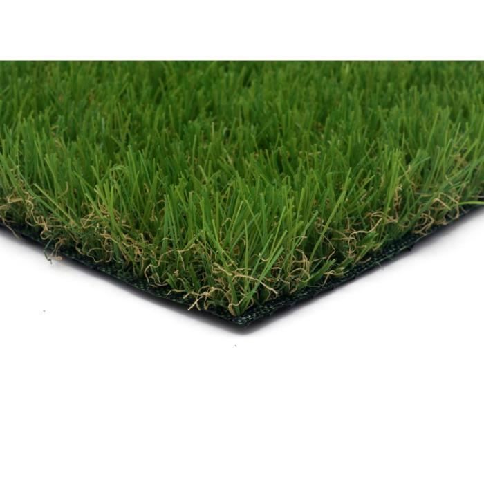Gazon synthétique 20 m² épaisseur 28 mm 2 m x 10 m - TIMONA - Cdiscount Jardin