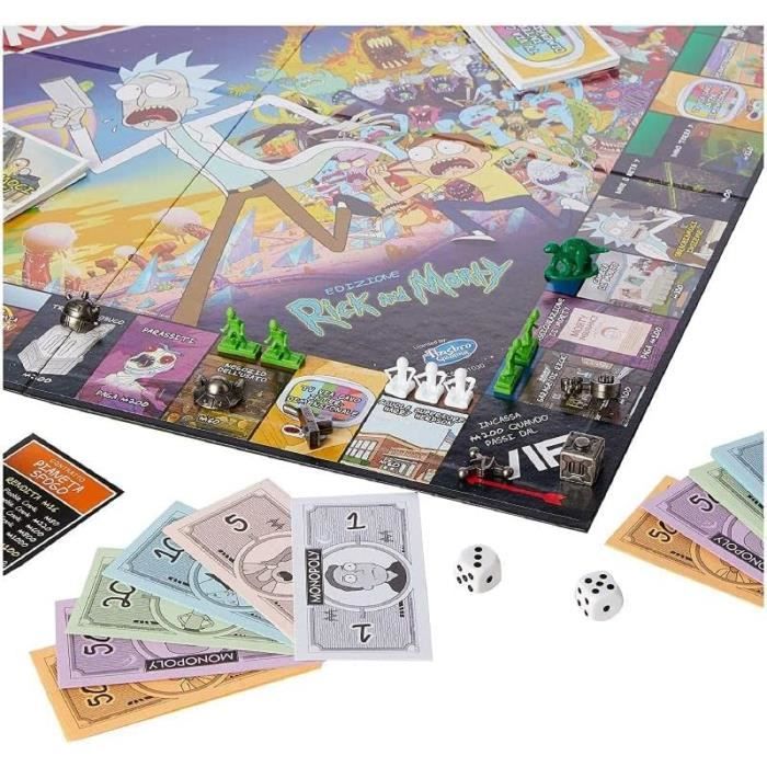 Monopoly - Rick Morty - Jeu de société - Winning Moves - 036504 - Cdiscount Jeux - Jouets