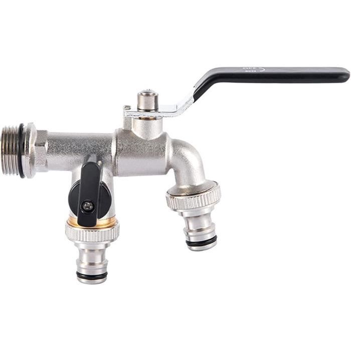 Robinet Double Sortie 3-4 Pouces et 1 * 3-4 Pouces - Valve de Sortie ...