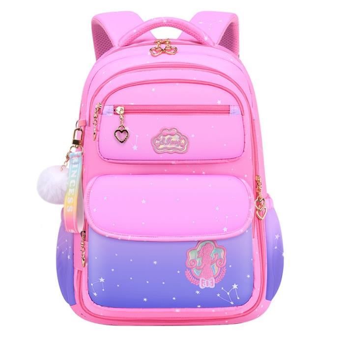 Cartable - Violet gros - Enfant - Étanche - Respirant - Mode Fille ...