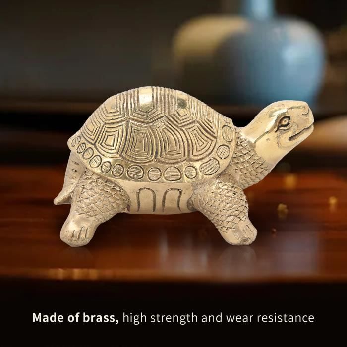Fdit cadeau de collection de tortue en laiton Décoration de bureau ...