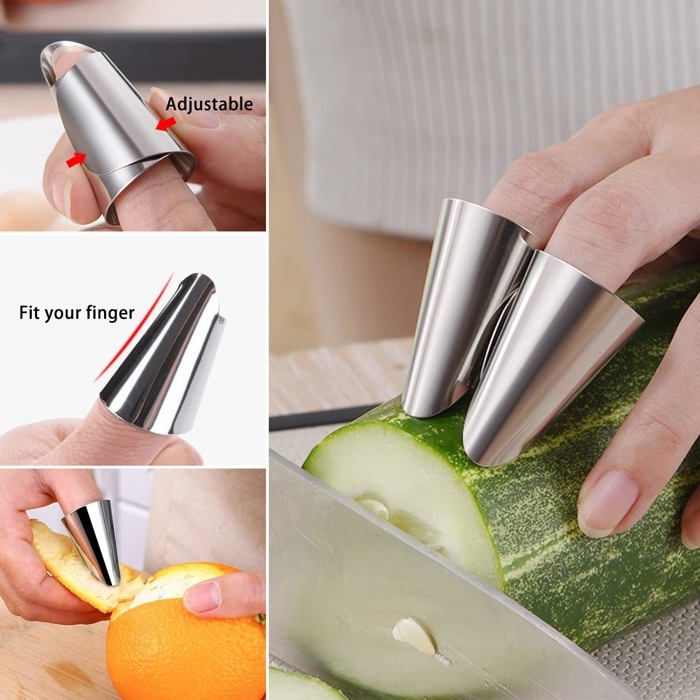 Coupe oignon 1 coupe-légumes 2 protège-doigts anti-coupure 5 protège ...