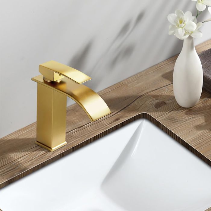 Robinet Salle De Bain Doree