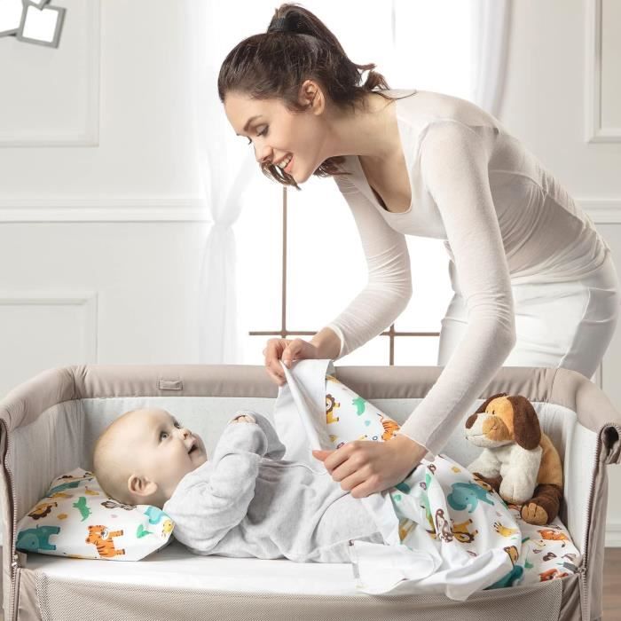 Drap Housse 83X50(2 Pièces) Drap Housse Cododo 83 X 50 Cm Drap Housse Coton (100%) Drap Housse ...