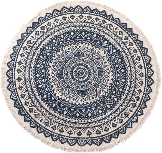 Tapis Rond En Coton