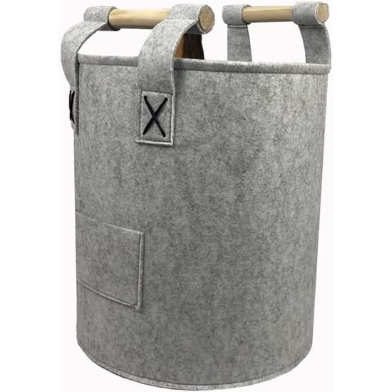 Domicile Facile Panier A Linge En Tissu Panier Rangement Feutre Panier ...