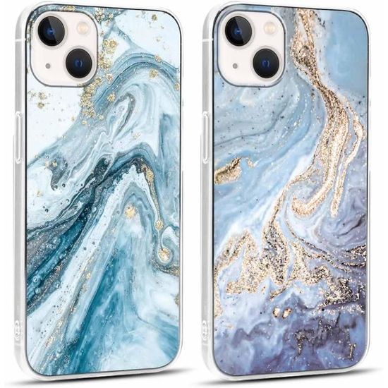 2 Pièces Coque Pour Iphone 13 Mini 5,4", Transparente coque Avec ...