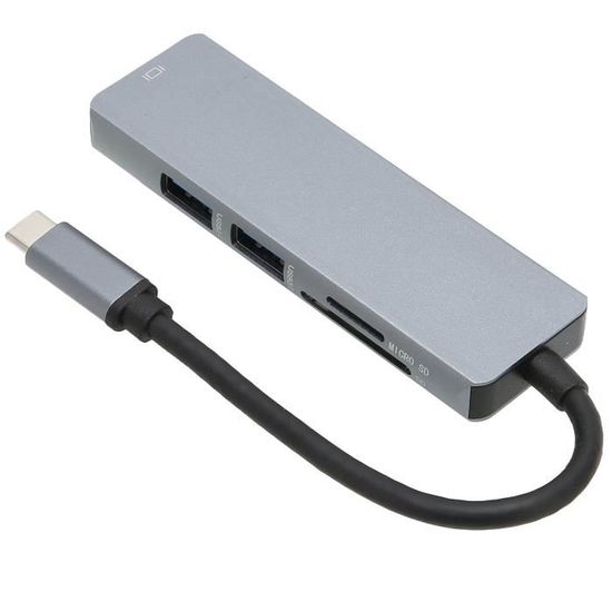 ROM Concentrateur Usb C 5 En 1 5 En 1 Usb C Hub 5Gbps Transfert Ultra ...