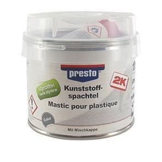 Mastic pour plastique - MOTIP - Noir - Bicomposant - Rebouchage rayures ...
