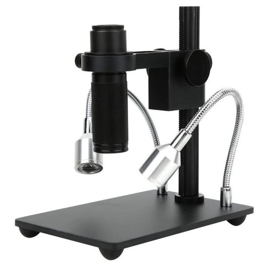 Support de microscope en alliage d'aluminium YAJ - Objectif zoom 150x ...