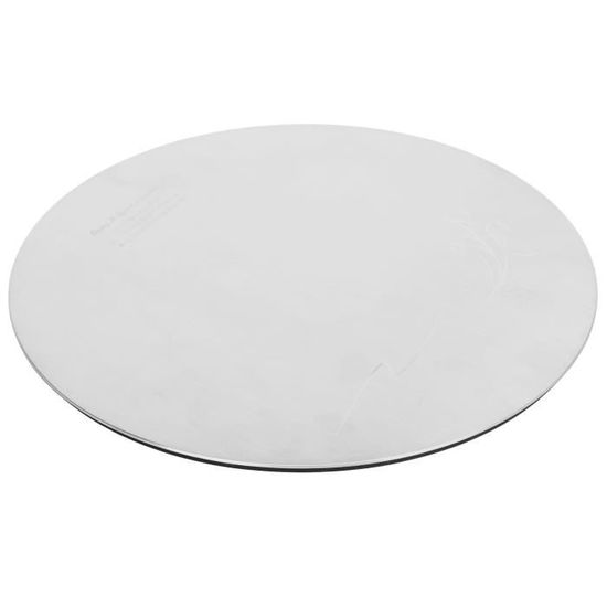 Plat rond - YOSOO - Acier inoxydable 304 - Antidérapant - Résistant à la corrosion - Design ...