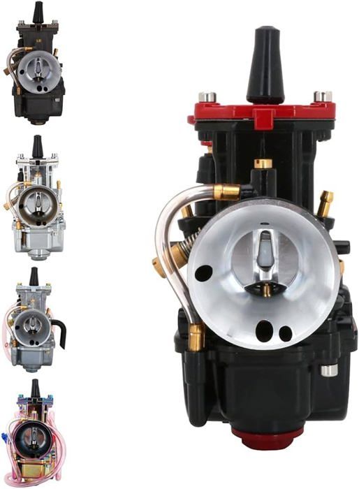 CARBURATEUR-Le noir Carburateur PWK de 21 mm en alliage d'aluminium universel pour moto 50 cc à ...