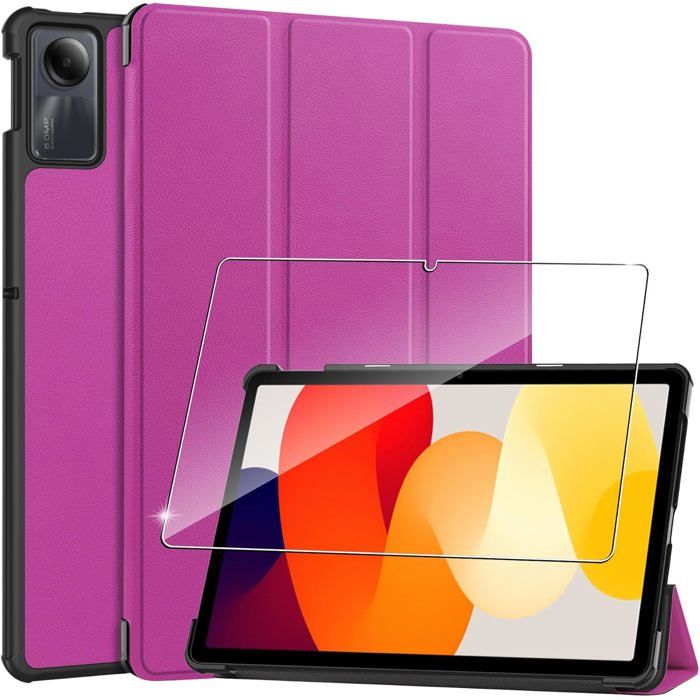 Coque Pour Redmi Pad Se Housse Protection Etui Pu Cuir De Flip Case ...