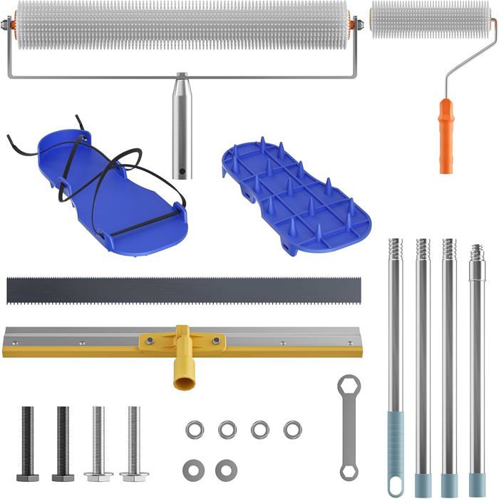 Zyncove Kit Sol: Rouleau Aération, Chaussures Époxy, Raclette Surface ...