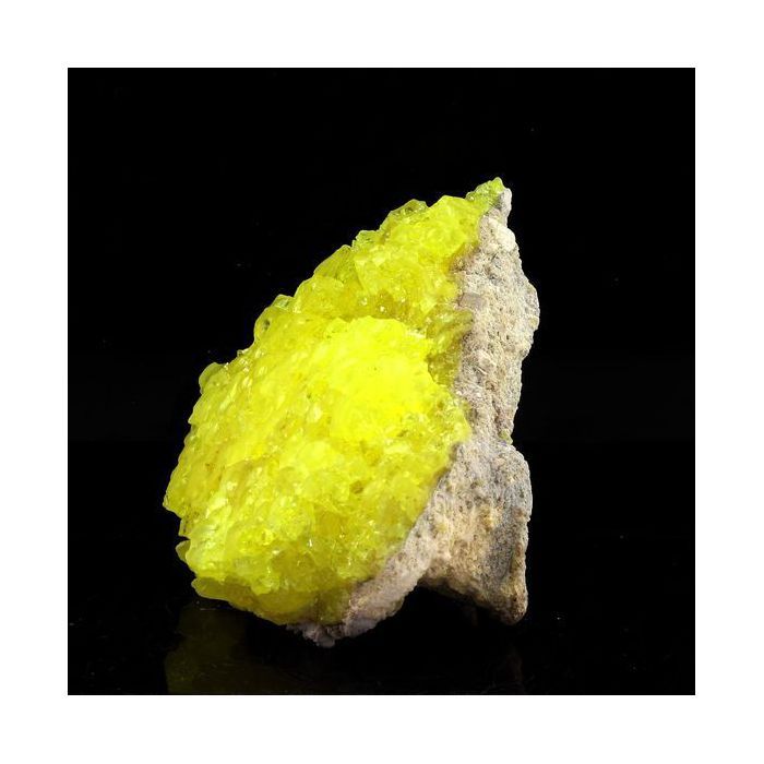 Pierres et Minéraux. Soufre. 222.70 ct. El Desierto mine, San Pablo de ...