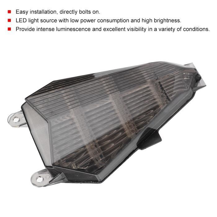 Akozon Feu Arrière Led Feu Arrière De Moto, Feu Arrière De Moto Led ...