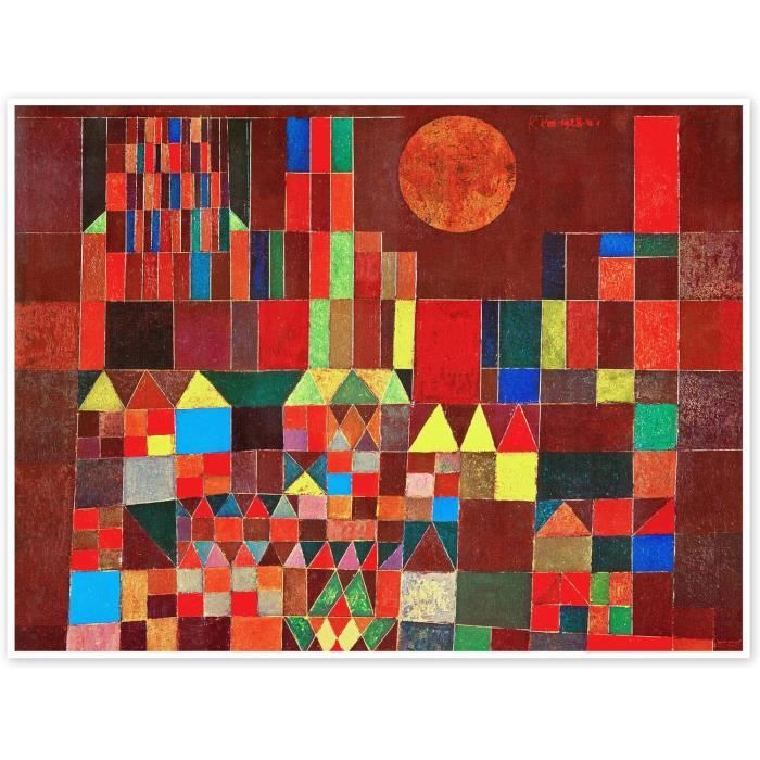 Château Et Soleil Poster De Paul Klee Affiches Pour Toutes Les Pièces ...