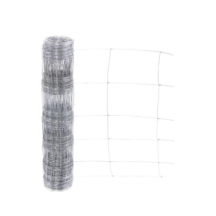 Grillage à mouton 2.00mm/1.80mm 80cm/6/30cm 50m galvanisé - Cdiscount Jardin