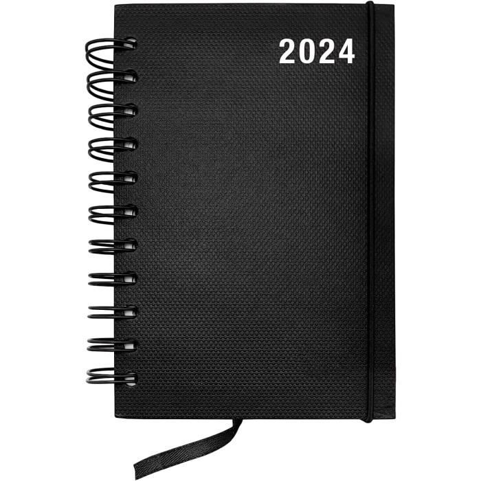 Agenda 2024 \U2013 Agenda Journalier 2024 Avec Anneaux Format 10,5 X 15 ...