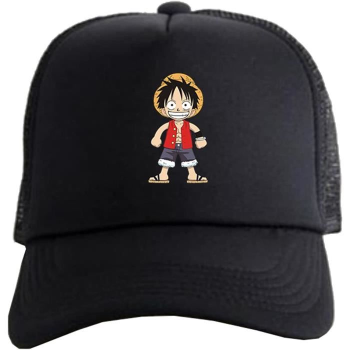 One Piece Monkey D Luffy Anime Casquette de Baseball Un xe Réglable ...