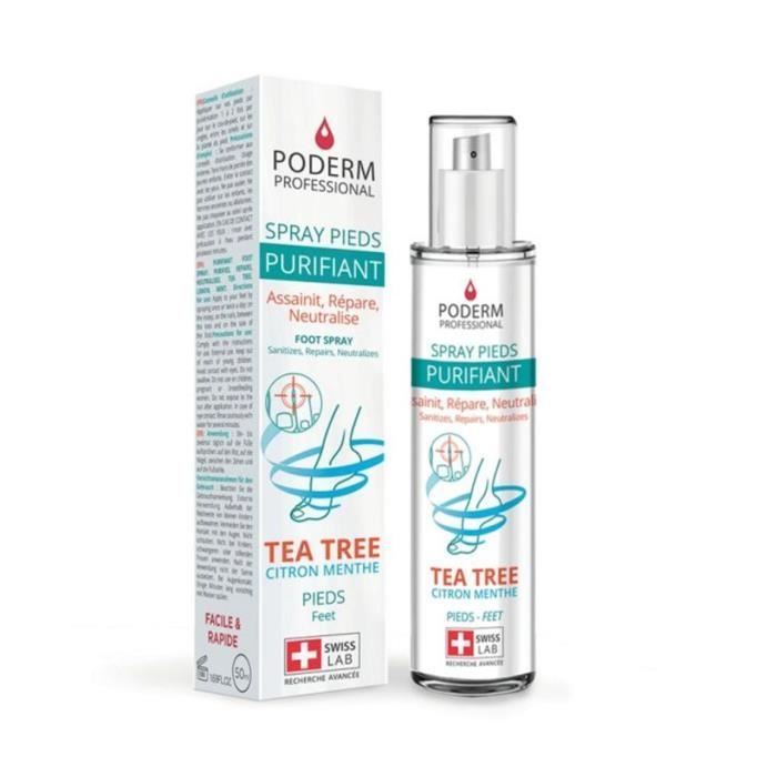 PODERM PROFESSIONAL Spray Pieds Purifiant 50ml - Cdiscount Au quotidien
