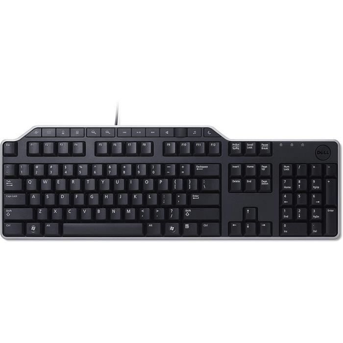 DELL KB522 Clavier USB QWERTY Anglais Noir A399 - Cdiscount Informatique