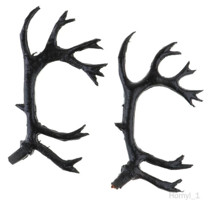 Accessoire Costume - Mini Réaliste - Cornes de Cerfs - Marron ...