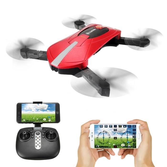 Eachine E52 RTF WiFi FPV Pliable Selfie RC Drone 0.3MP Caméra 2.4G 4CH ...
