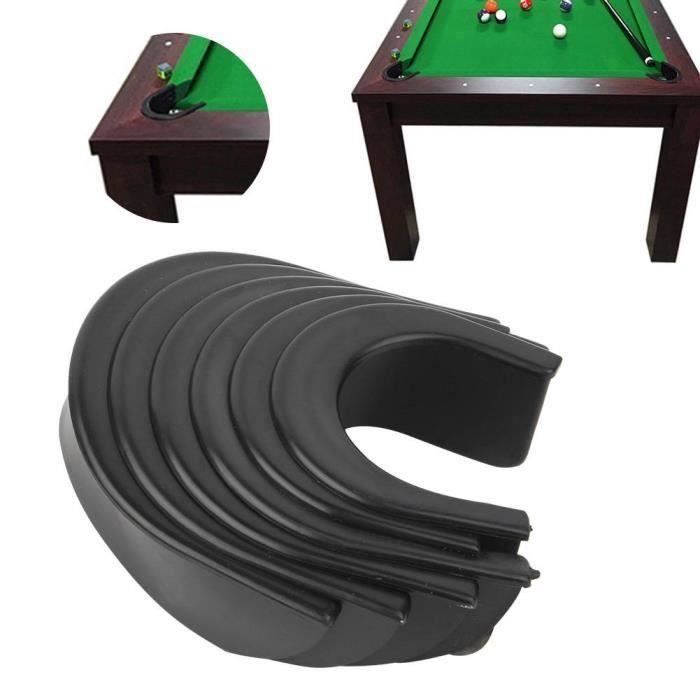 6 Pcs Revêtements De Poche De Table De Billard Doublures De Trou De ...