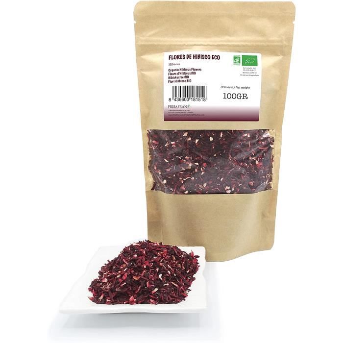 The Et Infusion - Hibiscus Bio / Fleur Bissap Thé - Cdiscount Au quotidien