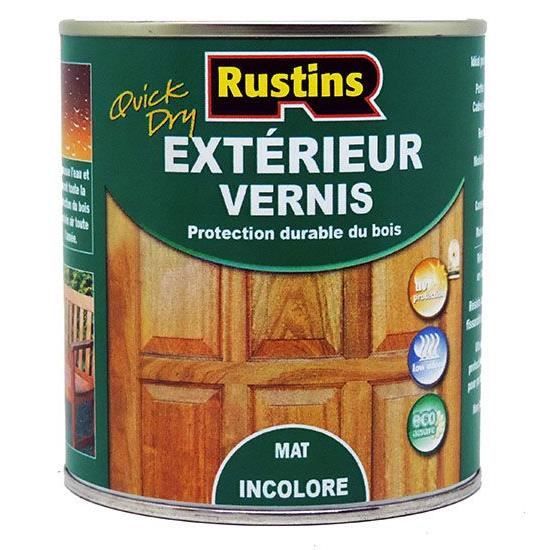 Vernis à bois incolore mat pour extérieur à séchage rapide - 15m²/L ...