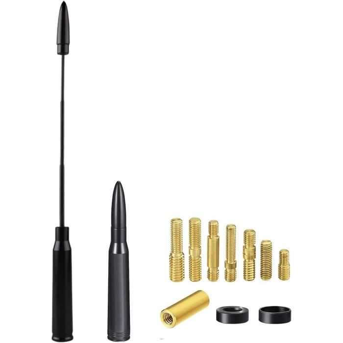 Antenne Universelle pour Voiture, antenne télescopique Courte de 5,5 à ...