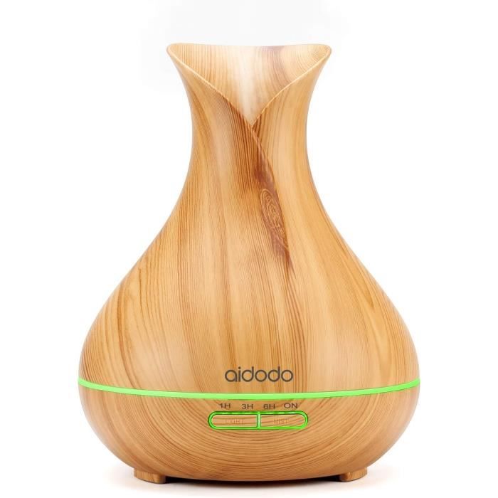 Diffuseur D'Huiles Essentielles 400Ml, Humidificateur Électrique Ultrasonique. Brume Fraîche ...