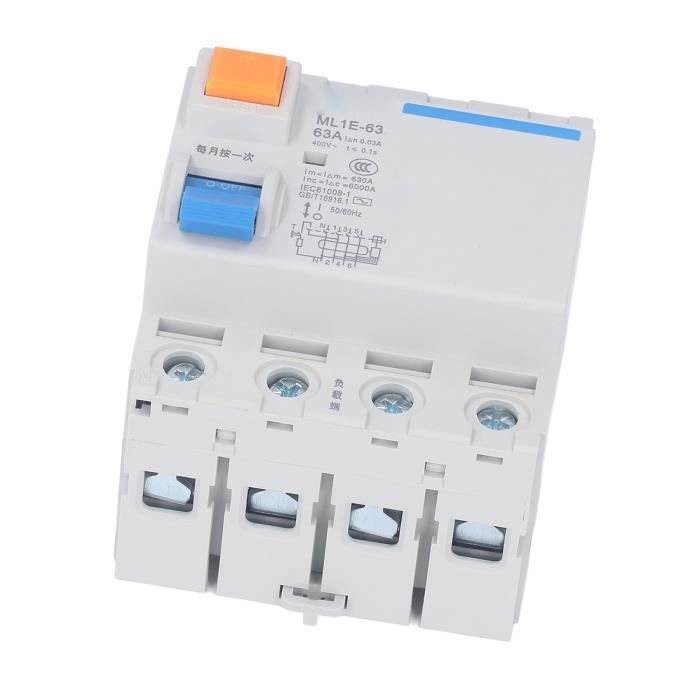 VBESTLIFE Commutateur Disjoncteur Disjoncteur 63A 400V 3P + N MCB ... VBESTLIFE Commutateur Disjoncteur Disjoncteur 63A 400V 3P + N MCB ...
