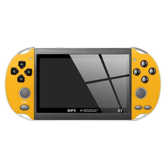 Console de jeu X7, console de jeu portable 8G psp - Jaune - Cdiscount Jeux vidéo