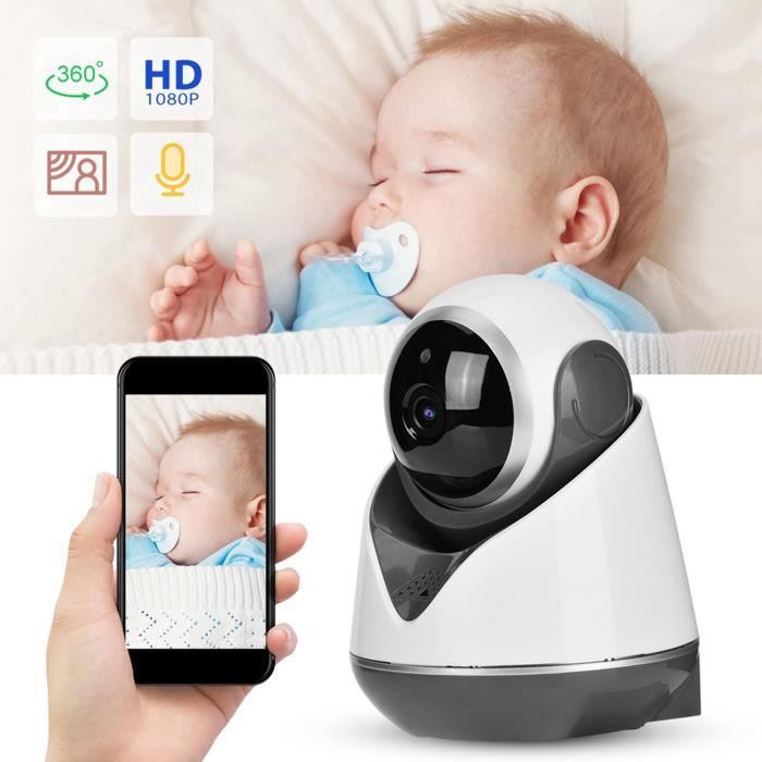 MAG Caméra sans fil Caméra de sécurité réseau Full HD sans fil 1080P ...