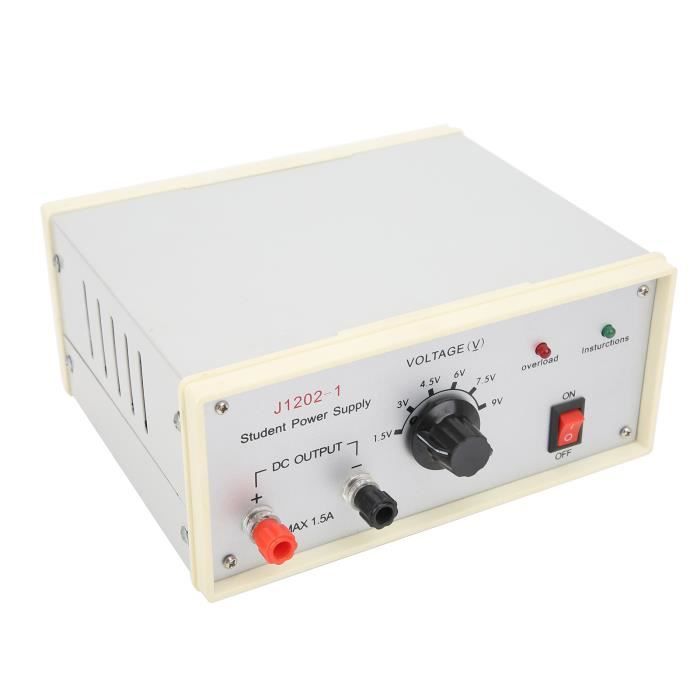 Zerone Alimentation d'étudiant J1202-1 Alimentation pour lycéens 2V-16V 3A Alimentation pour ...