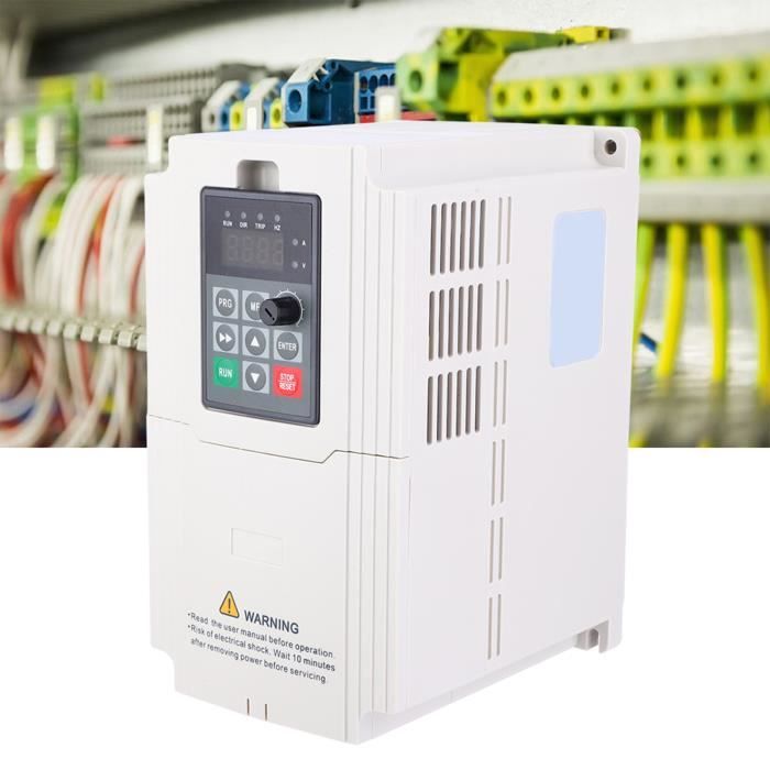 Zerone 380V triphasé 1.5KW-7.5KW VFD Inverter VariablE Frequency Drive Converter 3 phases 380V ...