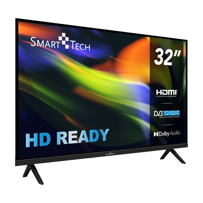Smart Tech 32HN01K TV HD LED 32 Pouces (80cm) Triple Tuner Dolby ...