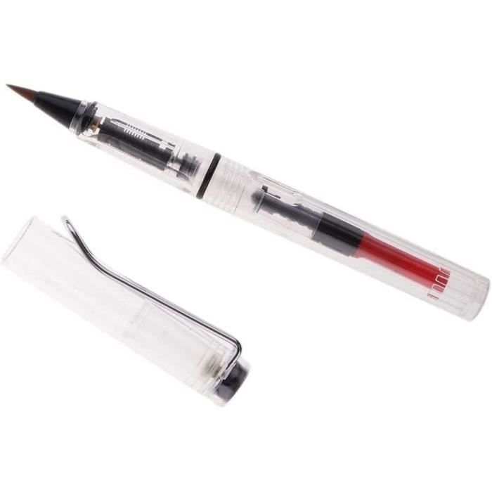 Stylo Plume À Encre Rechargeable, Pointe Pinceau Flexible Pour Lettrage ...